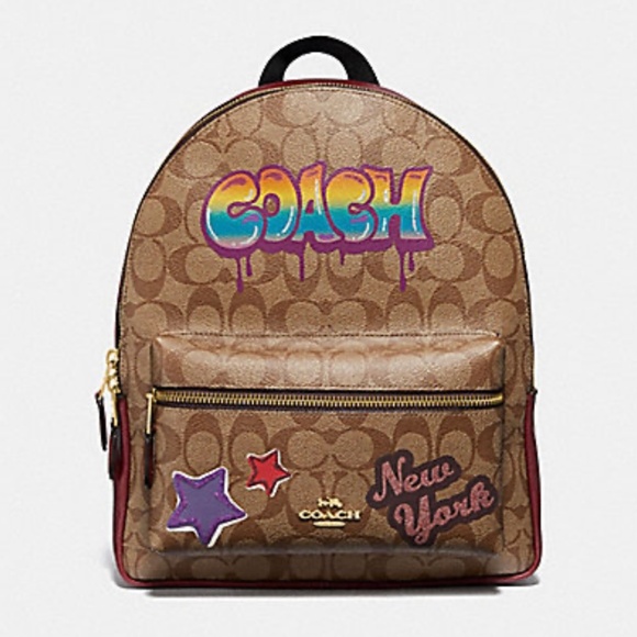 Coach | Bags | Coach New York Graffiti Backpack F3499 | Poshmark